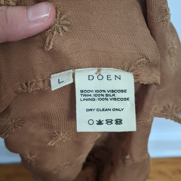 Doen | Dresses | Nwt Doen Faye Dress In Abode Maxi Size Large | Poshmark